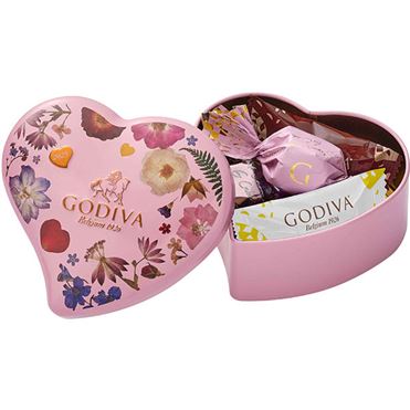 おうちでイオン イオンネットスーパー ゴディバジャパン ゴディバ Gキューブ＆Gクリスピーハート缶 5粒入