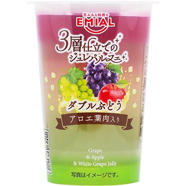 おうちでイオン イオンネットスーパー 安曇野食品工房 EMIAL ジュレパルフェ ダブルぶどう 190g