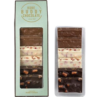 おうちでイオン イオンネットスーパー デュッセ ジャポン KOBE BUDDY CHOCOLATE タブレット フルーツ 6個入