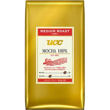 おうちでイオン イオンネットスーパー UCC上島珈琲 モカ100％ 豆 200g