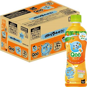 おうちでイオン イオンネットスーパー 【ケース販売】日本コカ・コーラ ミニッツメイドQooオレンジ 425ml×24本入