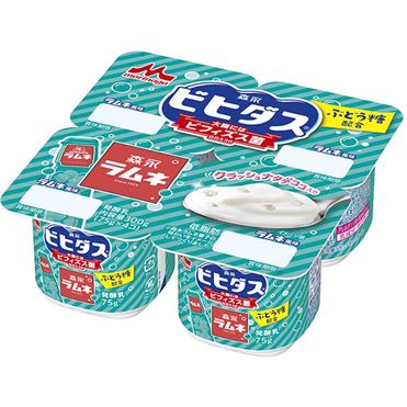 おうちでイオン イオンネットスーパー 森永乳業 ビヒダスBB536 ラムネ風味 75g×4ポット