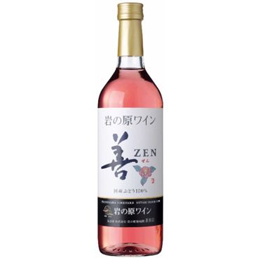 おうちでイオン イオンネットスーパー 日本産 岩の原ワイン 善zen【ロゼ／辛口】720ml