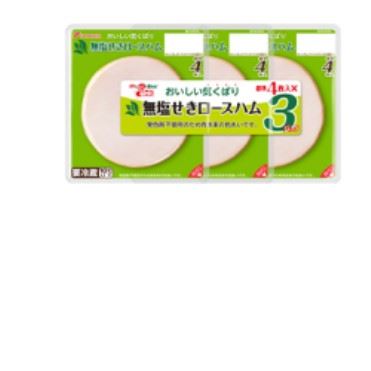 おうちでイオン イオンネットスーパー フードリエ おいしい気くばり 無塩せきロースハム 108g（36g×3）