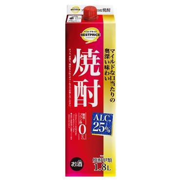 おうちでイオン イオンネットスーパー トップバリュベストプライス 焼酎25度 1800ml