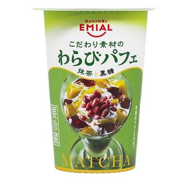 おうちでイオン イオンネットスーパー 安曇野 EMIAL わらびパフェ 抹茶と黒糖 190g