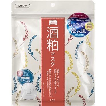 おうちでイオン イオンネットスーパー pdc ワフードメイド 酒粕マスク 10枚入